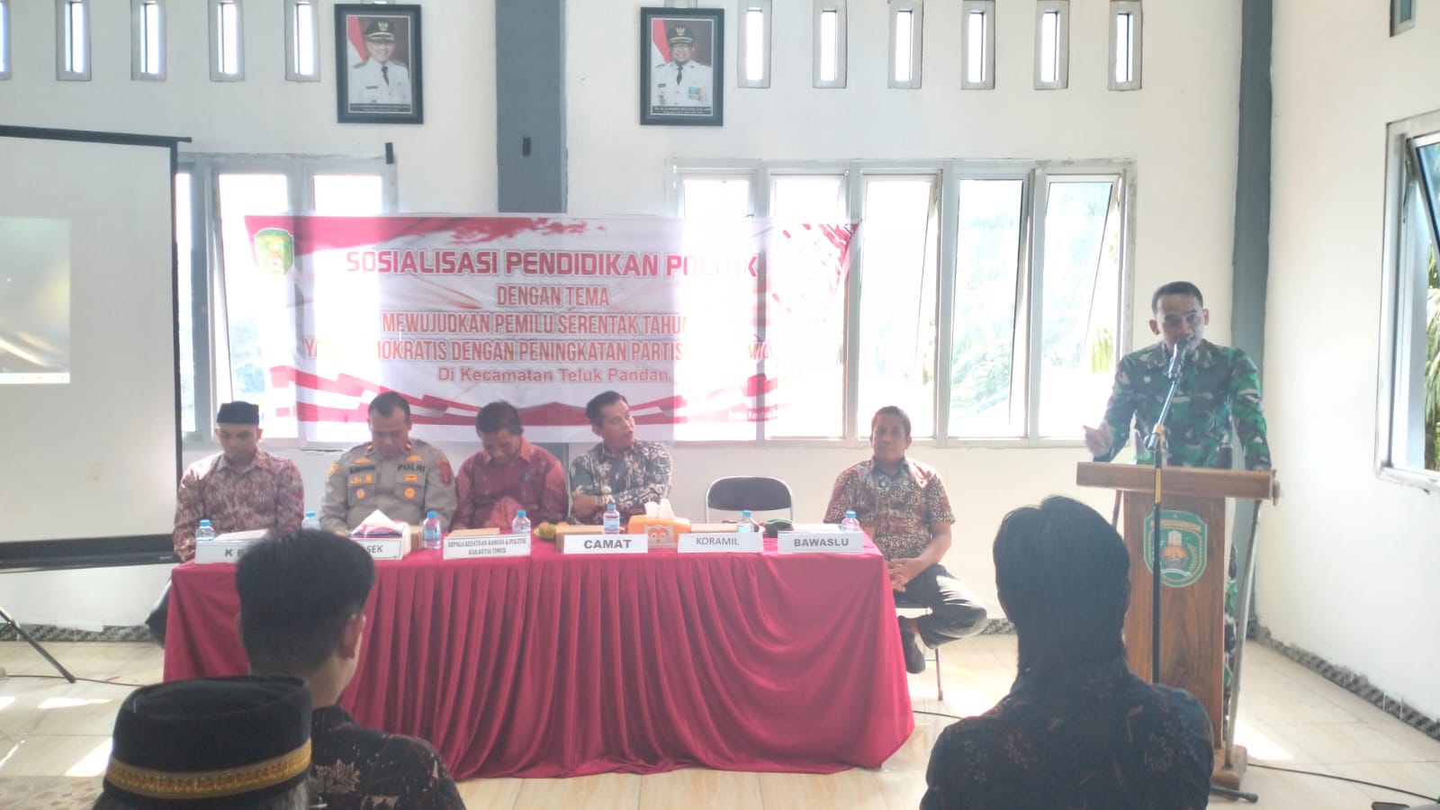 Danramil Teluk Pandan Sampaikan Netralitas TNI Dalam Sosialisasi ...